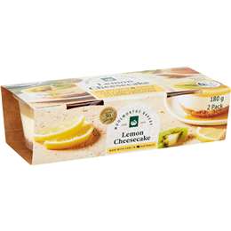 Woolworths Lemon Cheesecake 2 Pack | Woolworths