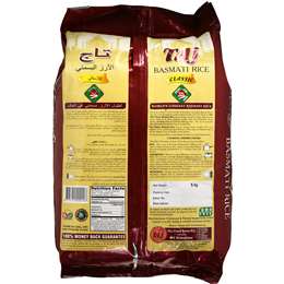 Taj Classic Basmati Rice 5kg | Woolworths
