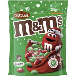 M&m's Red & Green 200g | Woolworths