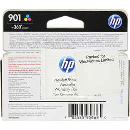 Hp Printer Ink 901 Tri Colour Cc656aa Each | Woolworths
