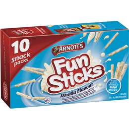 Arnott's Fun Sticks Vanilla Multipack 180g | Woolworths