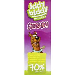 Iddy Biddy Scooby Doo Fruit Snacks 8 Pack | Woolworths