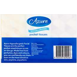 Azure Facial Tissues White Hypo Allergenic 3ply 6 Pack | Woolworths