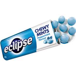 Eclipse Peppermint Chewy Mints Tin 27g | Woolworths