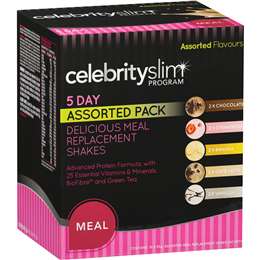 Celebrity Slim Shake Mix 5 Day Assorted Pack 10pk | Woolworths