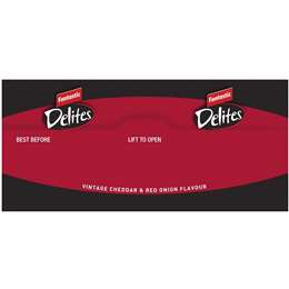 Fantastic Delites Snacks Vintage Cheddar & Red Onion 100g | Woolworths