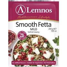 Lemnos Smooth Fetta Reduced Fat 200g | Woolworths