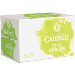 Vodka Cruiser Zesty Lemon Lime 275ml | Woolworths