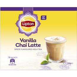 Lipton Chai Latte Vanilla Sachets 16 Pack | Woolworths