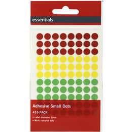 Woolworths Essentials Sticker Small Colour Dots 416 Pack | Woolworths