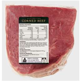 Woolworths Corned Beef Silverside Cooked Portion 500g - 1.1kg | Woolworths