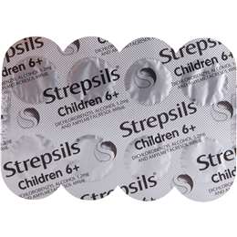 Strepsils Orange Lozenges Children 16pk | Woolworths