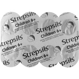 Strepsils Orange Lozenges Children 16pk | Woolworths
