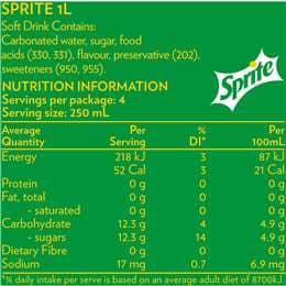 Sprite Bottle 1l | Woolworths