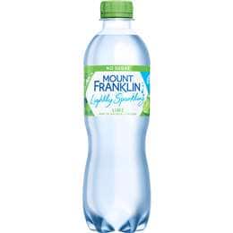Mount Franklin Mineral Water Lightly Sparkling Lime Bottle 450ml | Woolworths