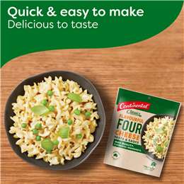 Continental Classics Pasta & Sauce Four Cheeses Family Pack 170g ...