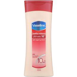 Vaseline Ultimate 10 Anti Ageing Body Lotion Healthy Radiance 225ml ...