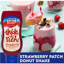 Cottee's Thick 'n' Rich Strawberry Sauce Ice Cream Topping 575g ...