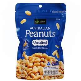 Woolworths Select Peanuts Roasted & Unsalted 250g | Woolworths