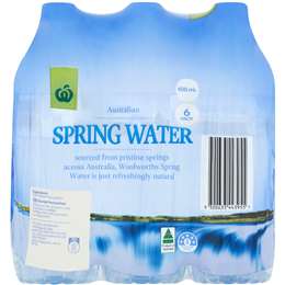 Woolworths Spring Water 6x600ml | Woolworths