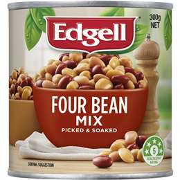 Edgell Four Bean Mix Mix 300g | Woolworths