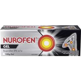 Nurofen Pain And Inflammation Relief Gel 5% Ibuprofen 100g | Woolworths