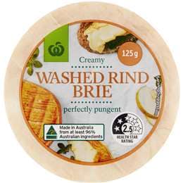 Woolworths Washed Rind Brie 125g | Woolworths