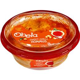 Obela Hommus Garnished With Sweet Chilli 220g | Woolworths