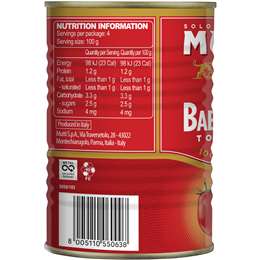 Mutti Baby Roma Tomatoes 400g | Woolworths