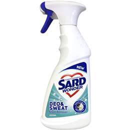 Sard Wonder Deodorant & Sweat Stain Remover Spray 420ml | Woolworths