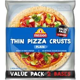 Mission Pizza Base Original 2 Pack | Woolworths