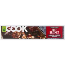 Woolworths Cook Slow Cooked Beef Brisket 700g | Woolworths
