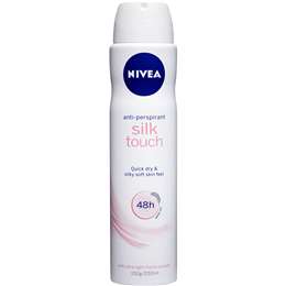 Nivea Silk Touch Deodorant Aerosol 250ml | Woolworths
