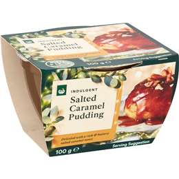 Woolworths Indulgent Salted Caramel Pudding 100g | Woolworths