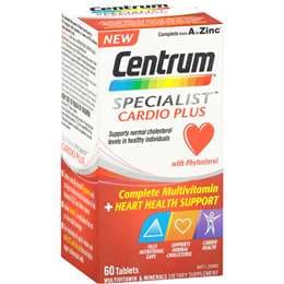 Centrum Specialist Cardio Plus With Phytosterol 60pk | Woolworths