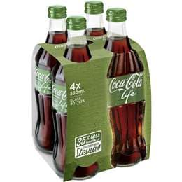 Coca-cola Life Bottles 4x330ml Pack | Woolworths