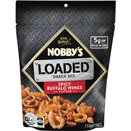 Nobby's Spicy Buffalo Wings Snack Mix Peanuts, Pretzels 110G | Woolworths