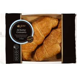 Woolworths Gold Croissant All Butter 2pk | Woolworths