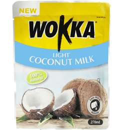 Wokka Light Coconut Milk 270ml | Woolworths