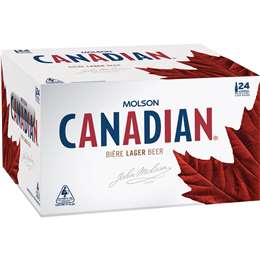 Molson Canadian Lager Cans 335ml | Woolworths