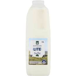 Woolworths Lite Milk 1l | Woolworths