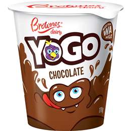 Brownes Yogo Chocolate Yoghurt 170g | Woolworths