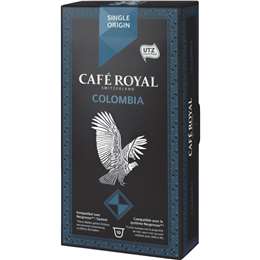 Cafe Royal Coffee Capsules Single Origin Columbia 10pk | Woolworths