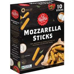 Keith's Foods Mozzarella Cheese Sticks 235g | Woolworths