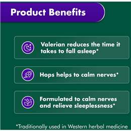 Nature's Own Sleep Ezy Capsules With Hops, Valerian + Chamomile 100 ...