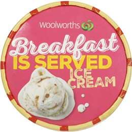 Woolworths Ice Cream Breakfast Is Served 500ml Tub | Woolworths