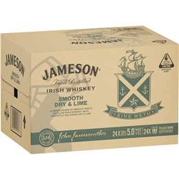 Jameson Smooth Dry & Lime 6x4x333ml | Woolworths