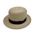 Boutique Mens Straw Bowler Hat Straw MADE IN USA Fine Du-Pont Teflon ...