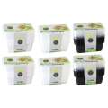 6x 10pc Lemon & Lime 1000ml Meal Prep Reusable Containers/Food Storage ...