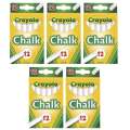 5x 12PK Crayola Chalk Sticks Drawing Art/Craft Draw School Kids ...